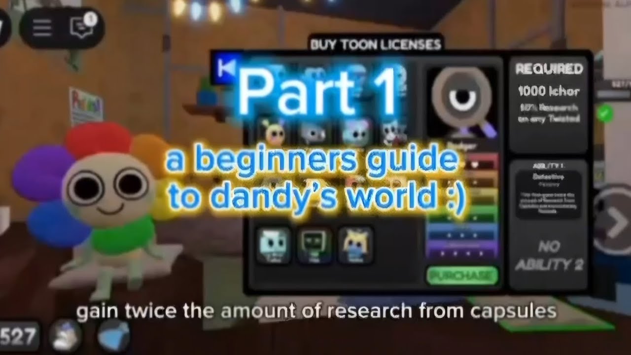 A beginner's guide to Dandy's world part one - YouTube