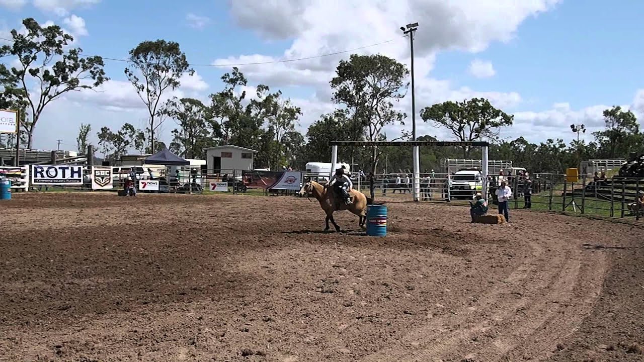 St Brendan's Rodeo Junior Barrel Race 2015 Amy Bean RHS Winner 15 62 ...