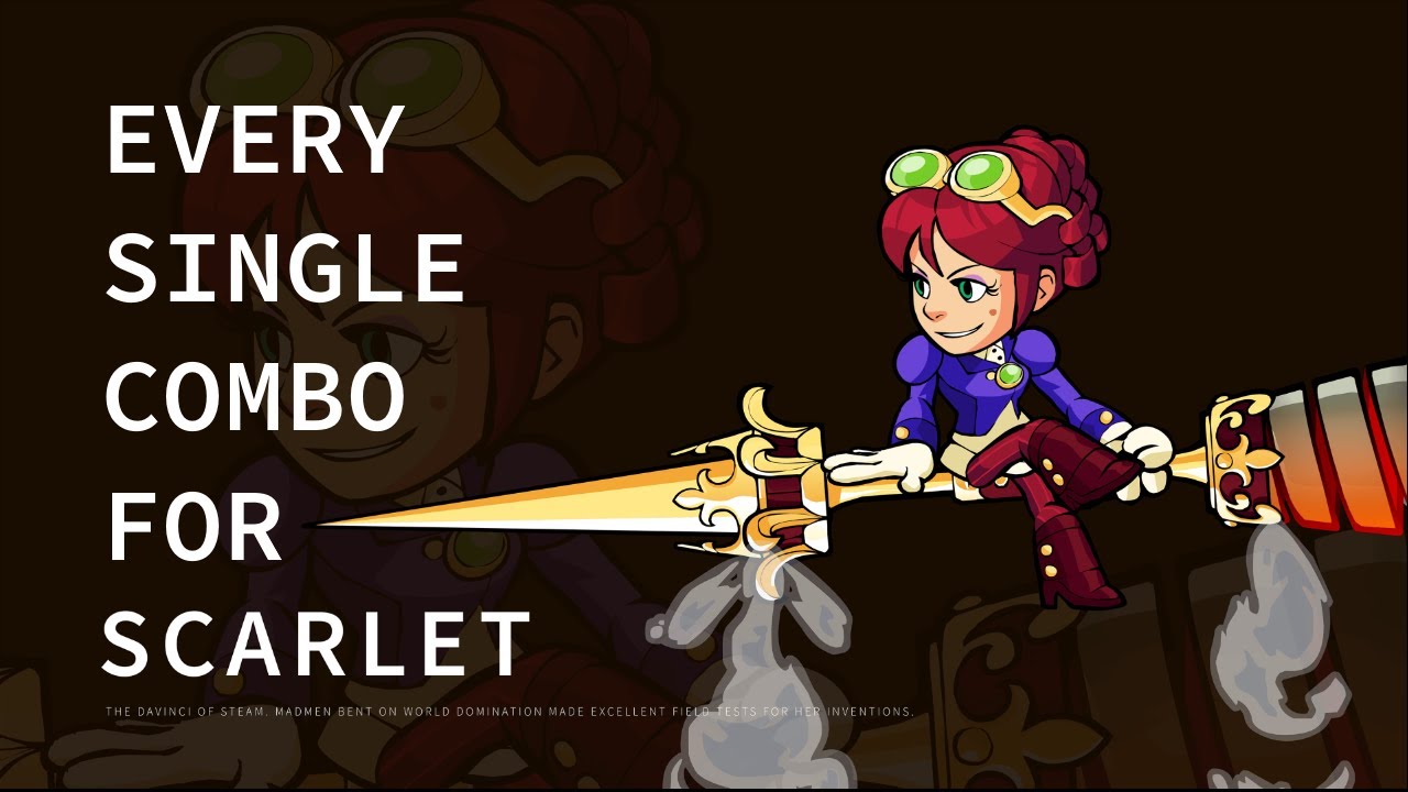 Brawlhalla Guide | Scarlet Combo Compilation - YouTube