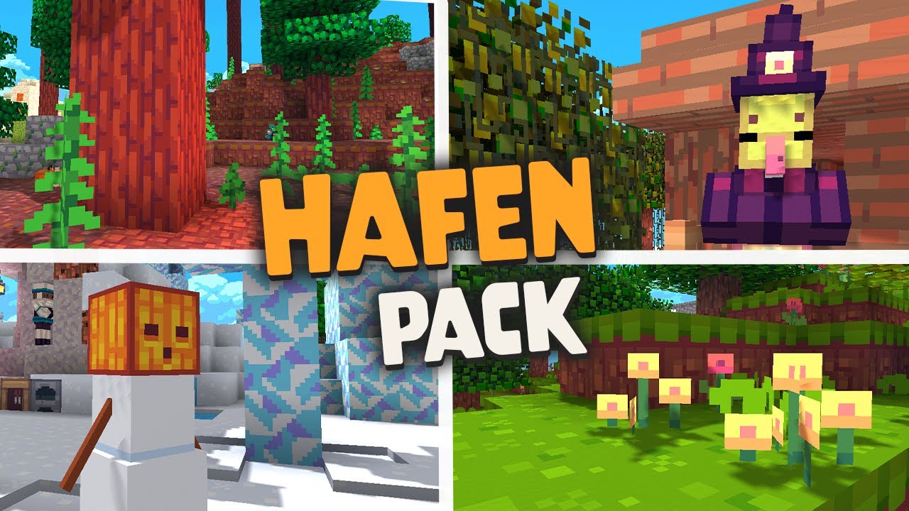 Hafen - Squishy Pixels | Texture Pack for Minecraft 1.18 | Cartoon ...