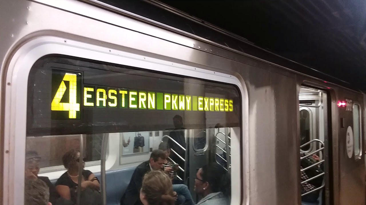 R142A 4 Train Leaving Fulton Street - YouTube