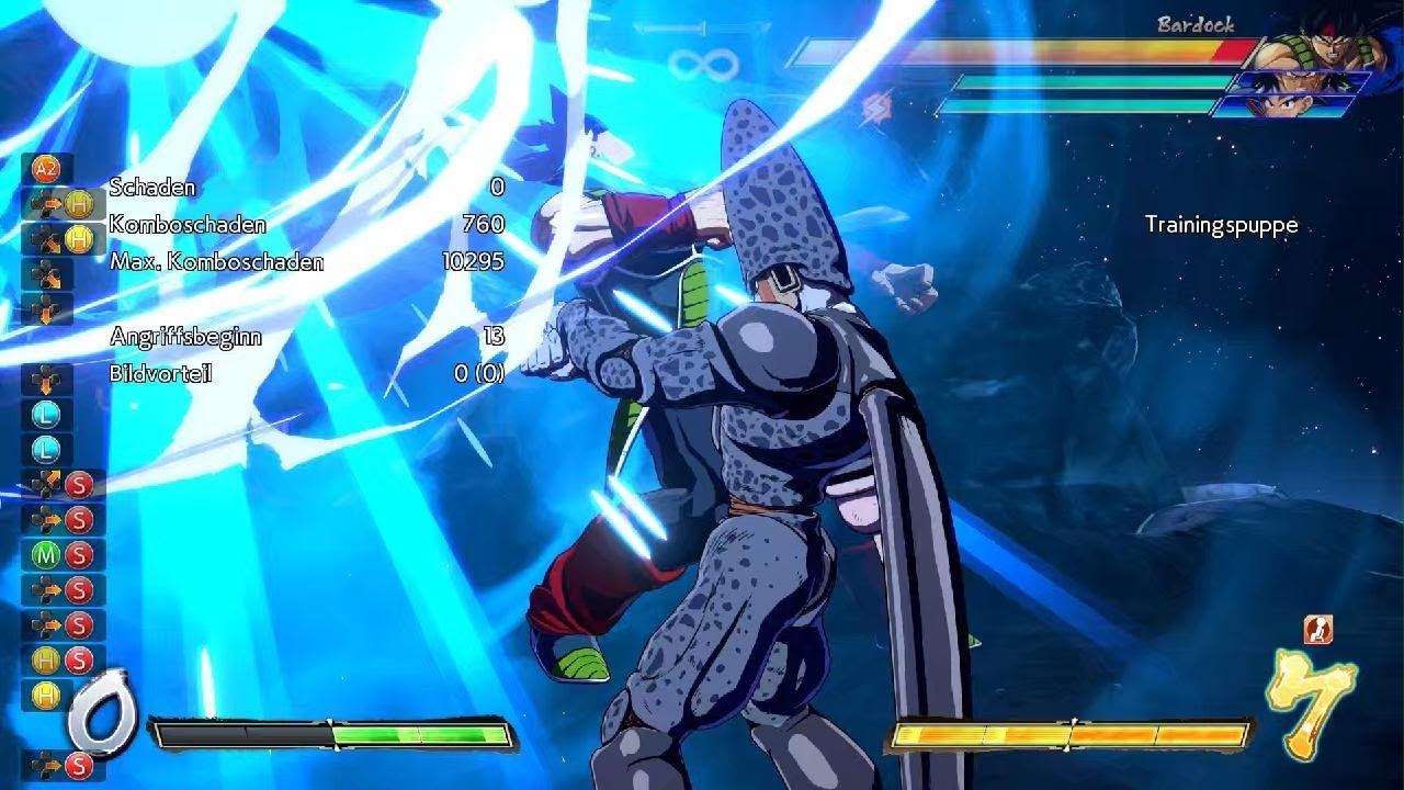 DBFZ Cell TOD perfect attack [214H / no spark] - YouTube