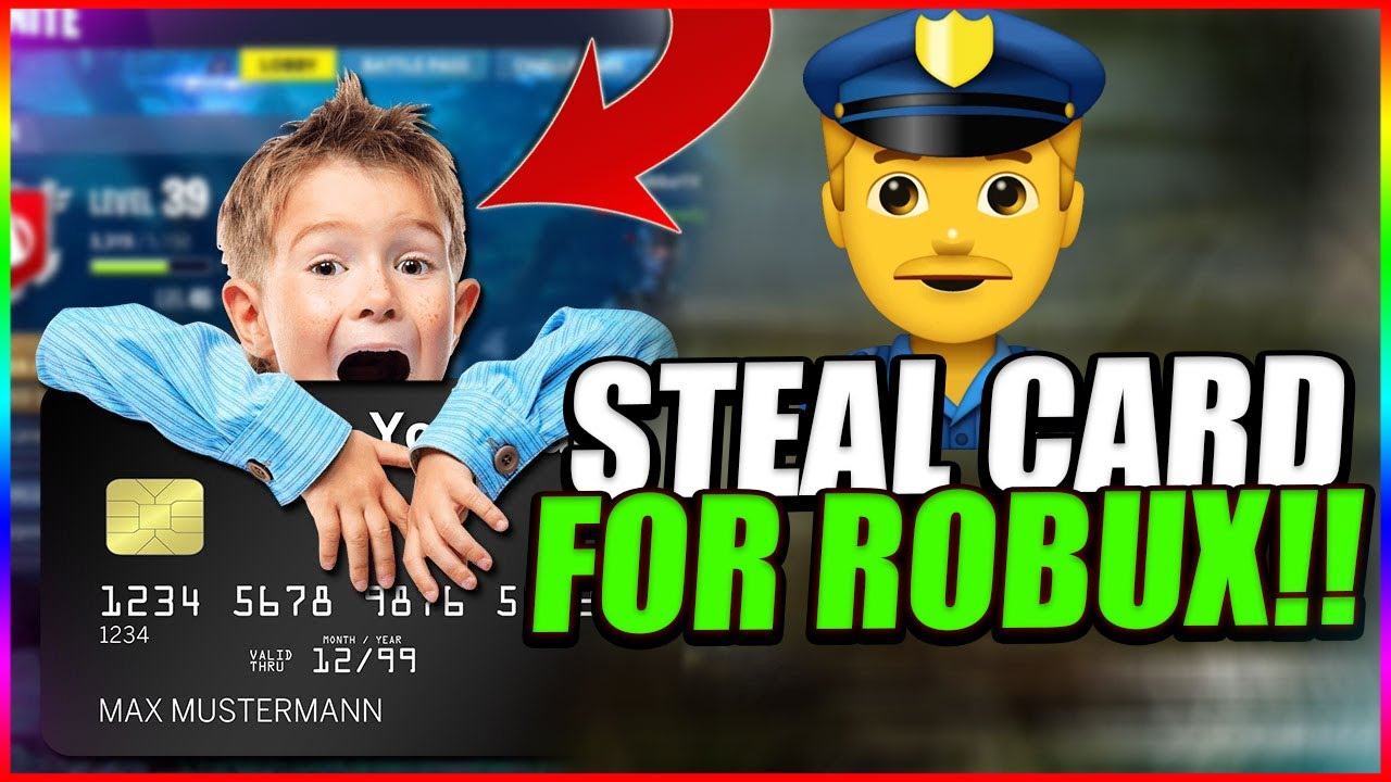 Kid steals moms credit card for robux... (police called) - YouTube
