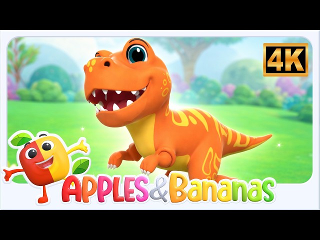 Danny the Dinosaur | A Fun Story for Kids | Dino Adventure with Apples ...