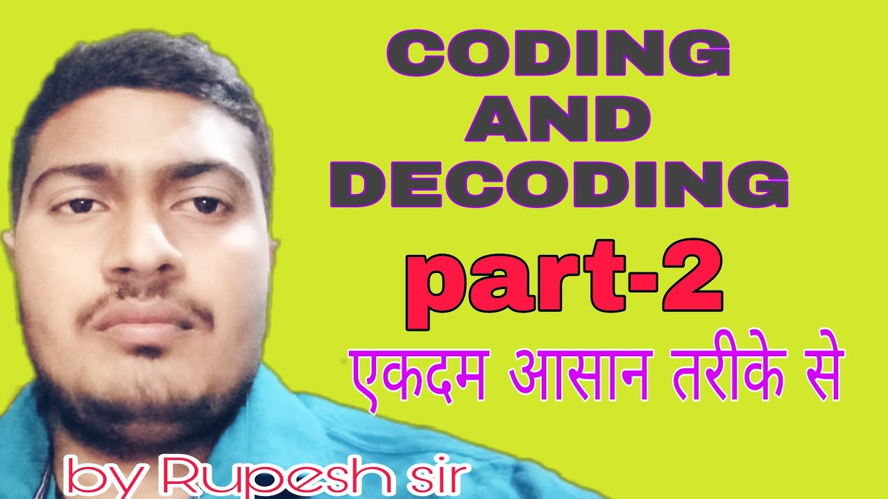 #Coding_and_Decoding_tricks questions#Reasoning #part -2 - YouTube