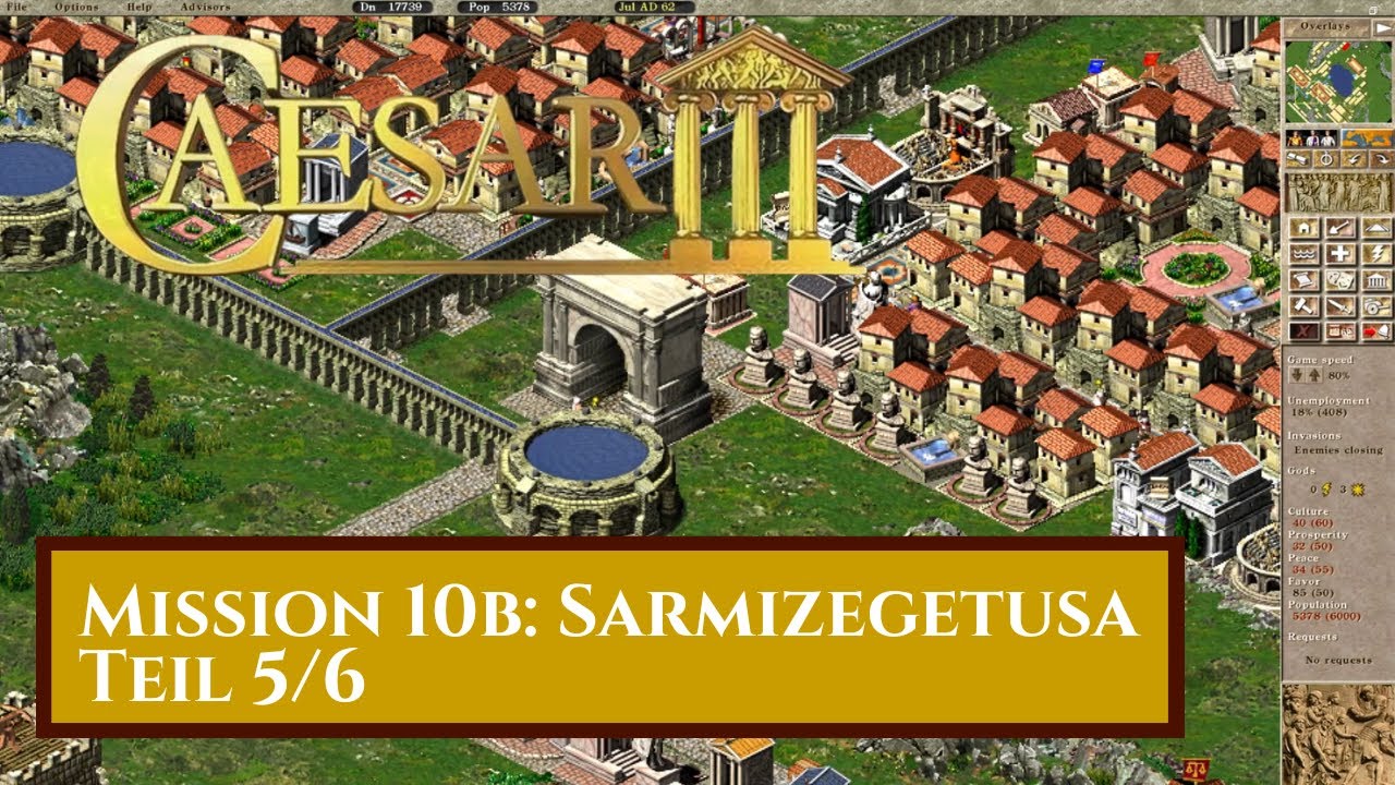 Let's Play Caesar 3 (deutsch) - Mission 10b (5/6): Geschütze, Gehorsam ...