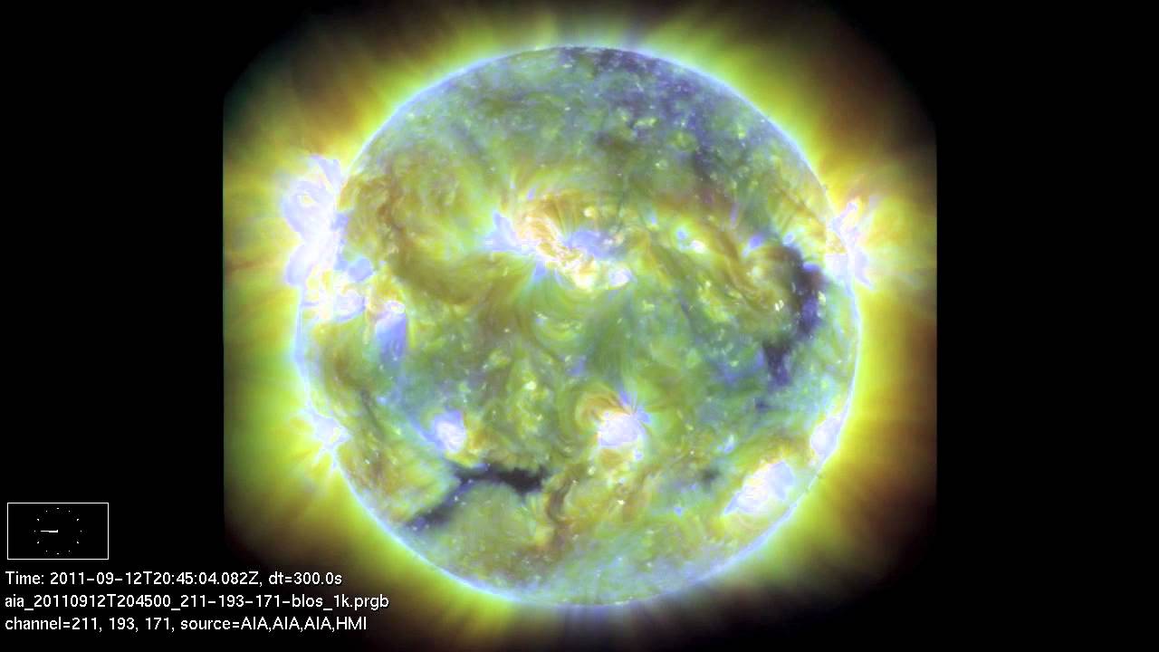 NASA SDO - Eclipse on September 12, 2011 - YouTube
