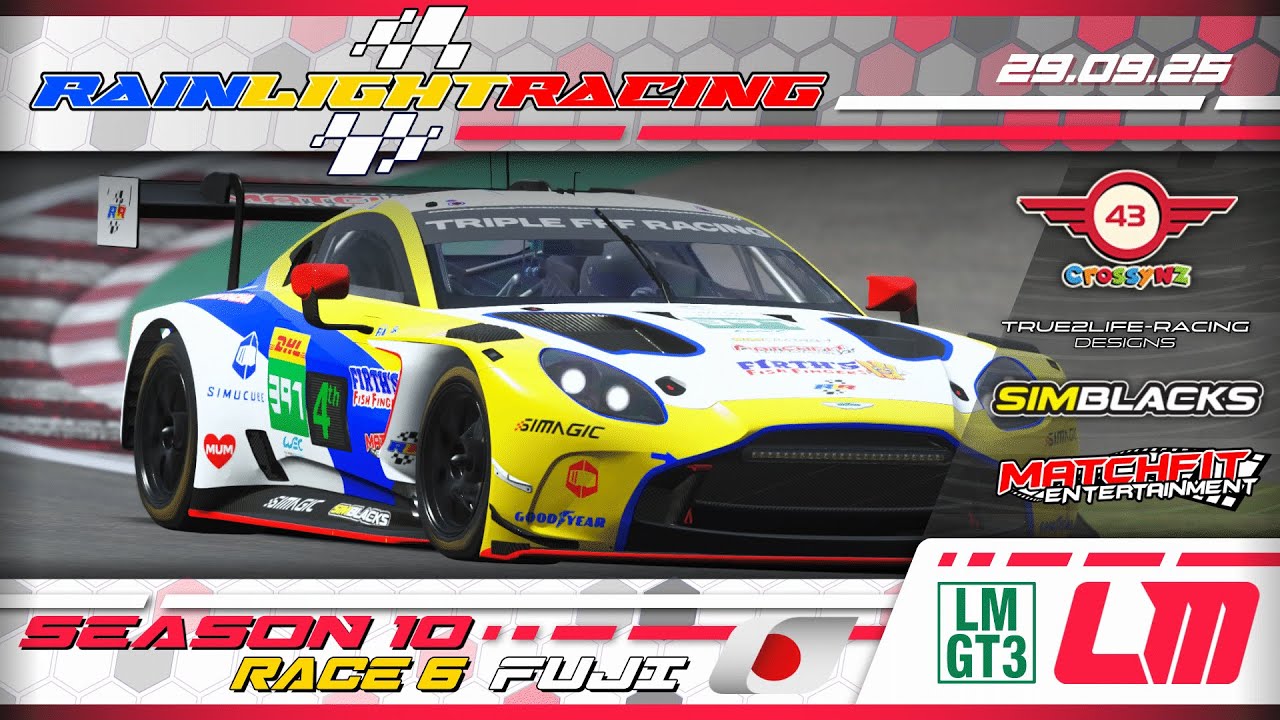 RAIN LIGHT RACING | 2025 | LMU SERIES-II | RND-6 | FUJI - YouTube