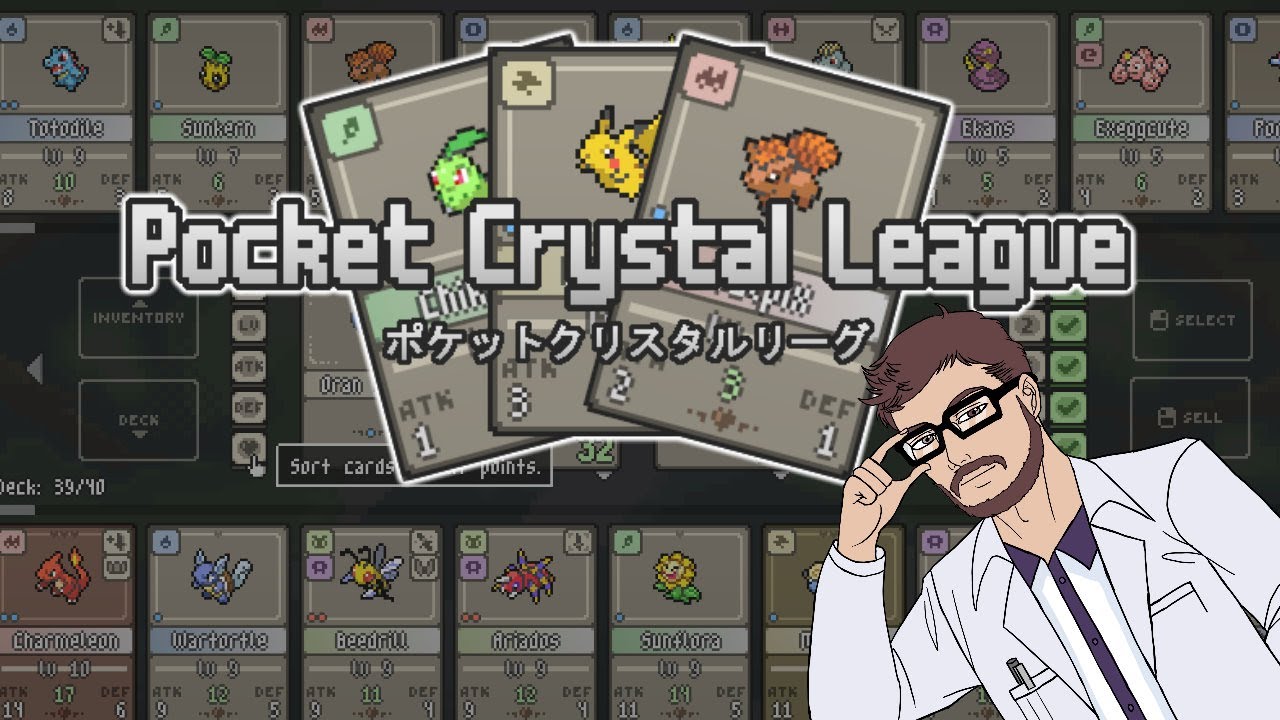 Pocket Crystal League - A Pokemon Card Fan Game - Indie Spotlight - YouTube