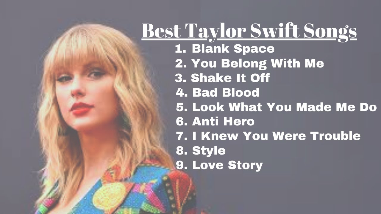Best Taylor Swift Songs Playlist | Benzezar Music | - YouTube