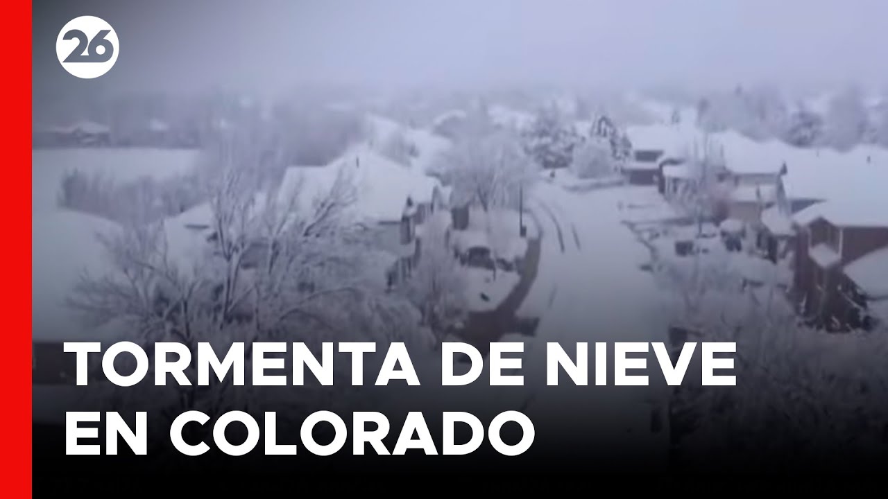 ️ EE.UU | Una tormenta de nieve dejó en emergencia al estado de ...