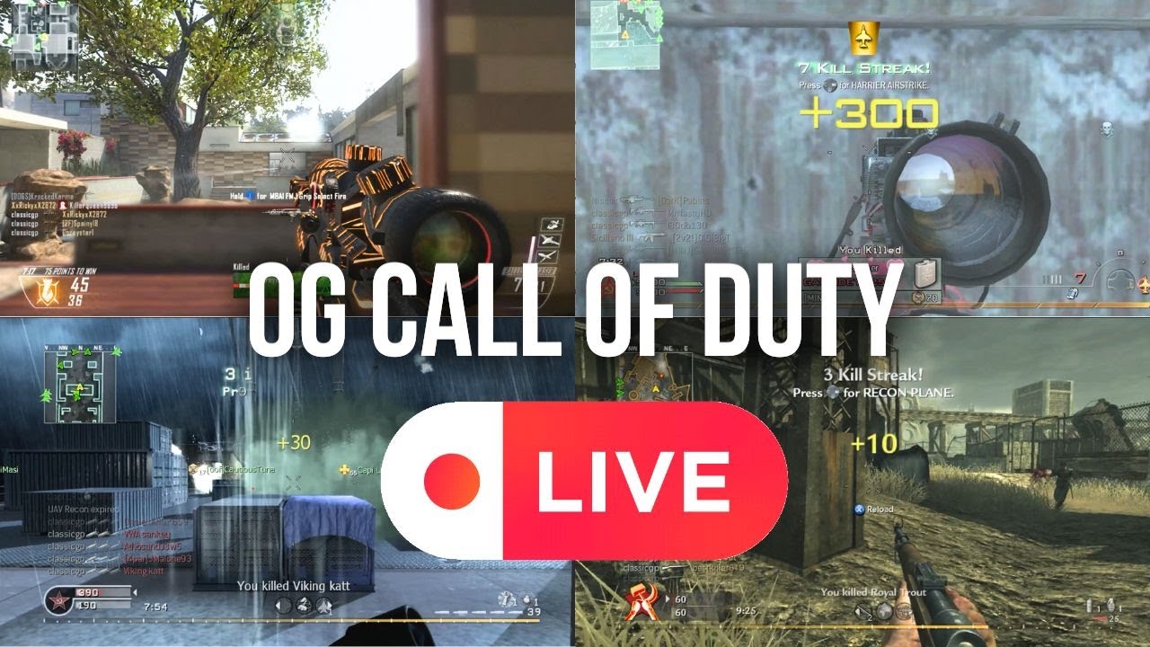 BLACK OPS 1 MULTIPLAYER - OG CALL OF DUTY LIVE! XBOX 360 - YouTube