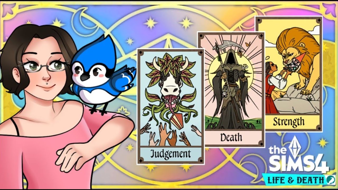 Every Room as a Different TAROT CARD in The Sims 4 - YouTube