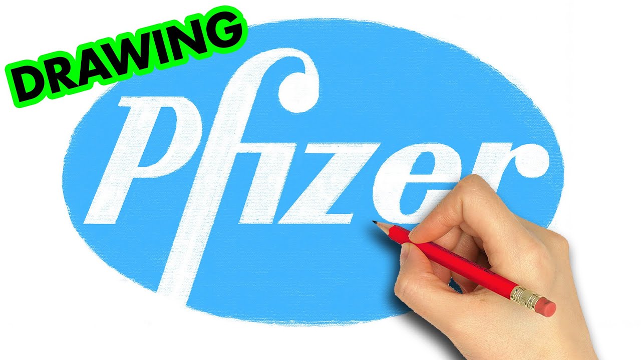 how to draw Pfizer Logo | Art Therapy - YouTube