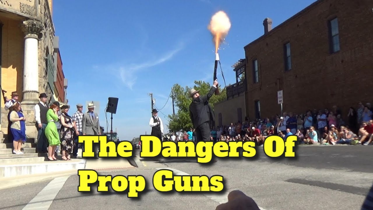 The Dangers Of Prop Guns With Blanks - YouTube