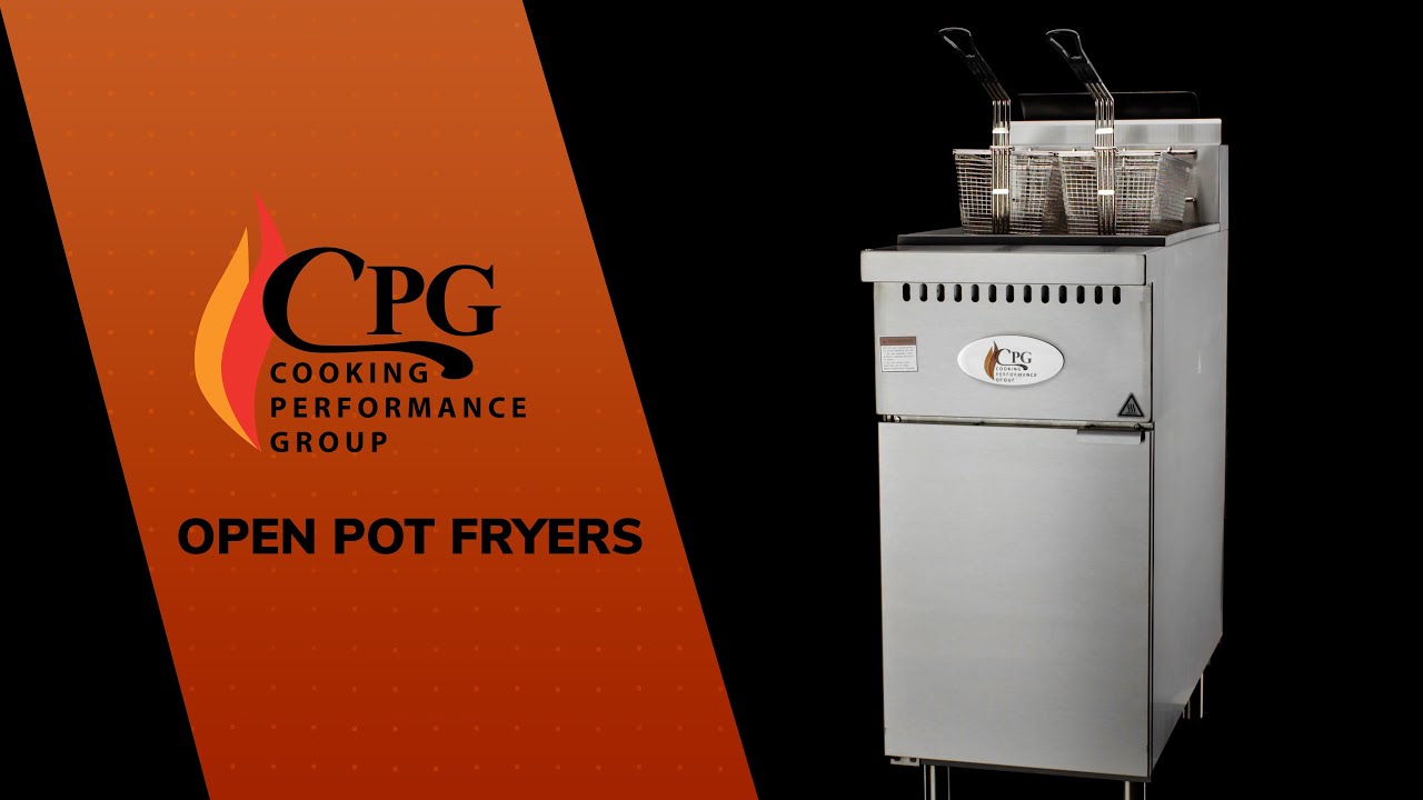 CPG Open Pot Fryers - YouTube