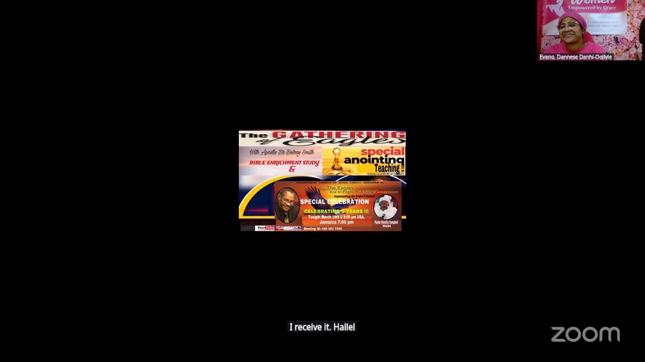 Women Empowered by Grace Mid-day Meditation with Evang. D. Danhi-Ogilvie & Apotle Dr D. Smith ...