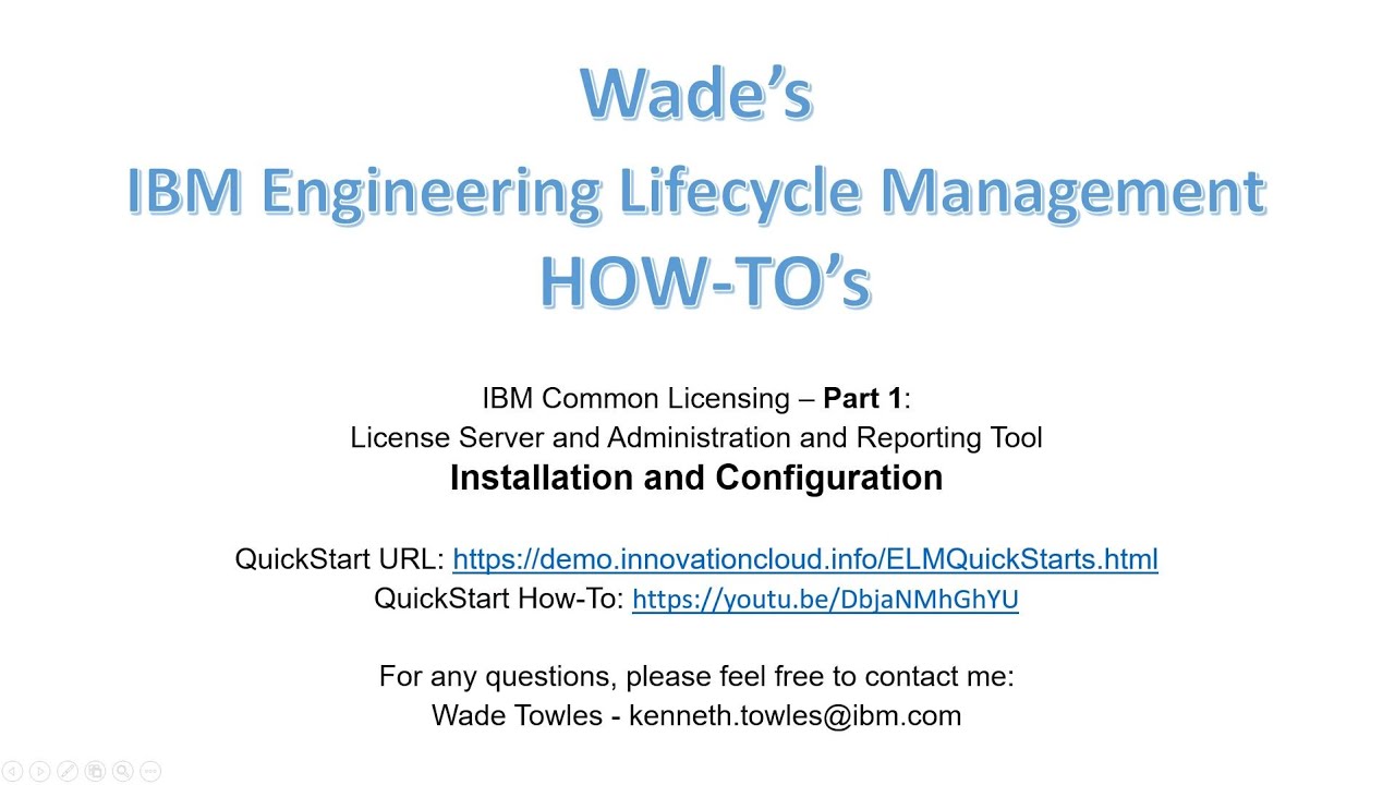 IBM Common Licensing Reporting Tool - Part 1 - YouTube