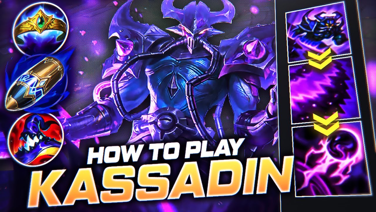 HOW TO PLAY KASSADIN & CARRY S+ | BEST Build & Runes | Season 12 ...