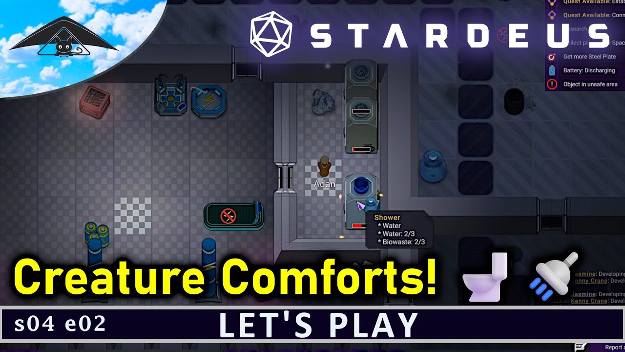 Creature Comforts! 🚽🚿 | Stardeus s04 e02 - YouTube