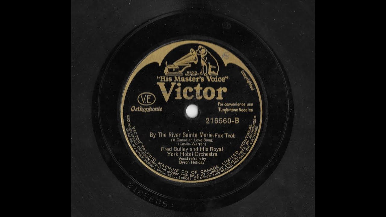 By The River Sainte Marie - Fred Culley & His Royal York Hotel ...