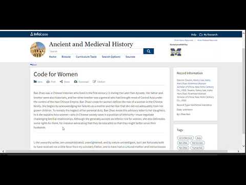 How to find primary sources in ancient and medieval history database ...