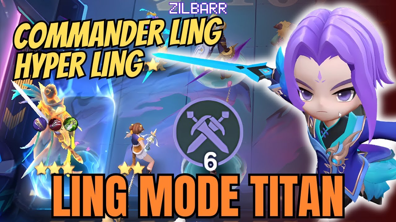 COMMANDER LING HYPER LING MODE TITAN MAGIC CHESS GO GO!! - YouTube