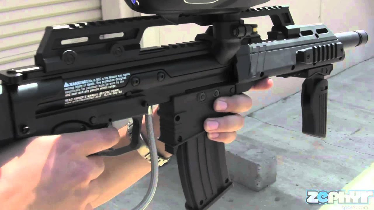 Empire BT-4 Slice H&K G36 Tactical Paintball Gun Test Shoot - YouTube