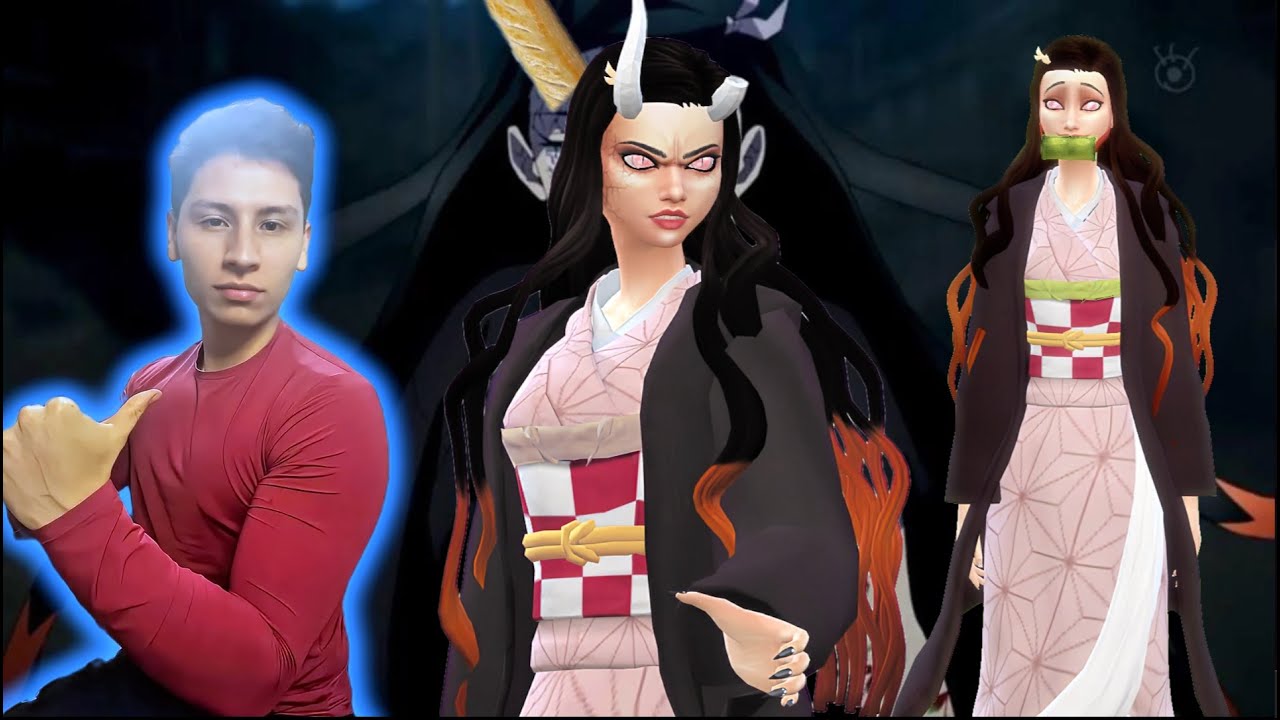 7. Creando a Nezuko Kamado🩸👹en los #sims4 - CristianPvD - YouTube
