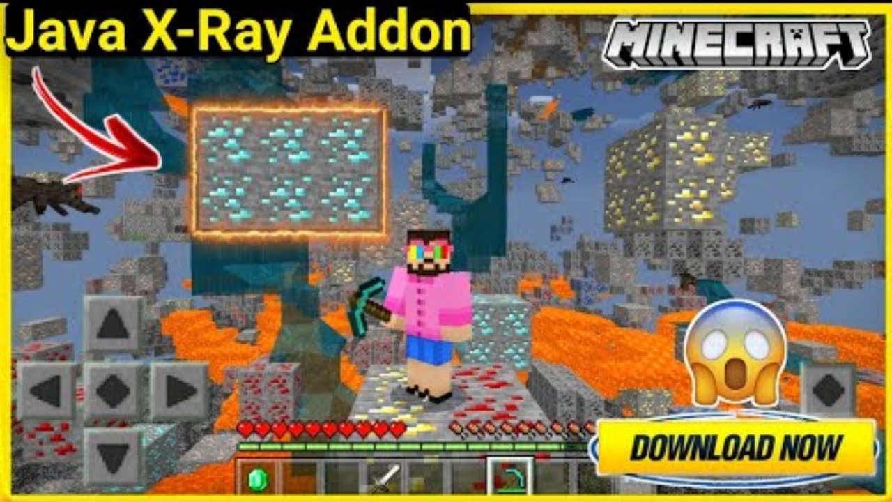 X-Ray Add-On! In Minecraft Pe | X-Ray Mod For MinecraftPe | Java X-Ray ...