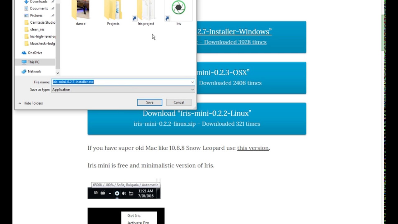 Iris mini - How to install and activate Iris mini - YouTube
