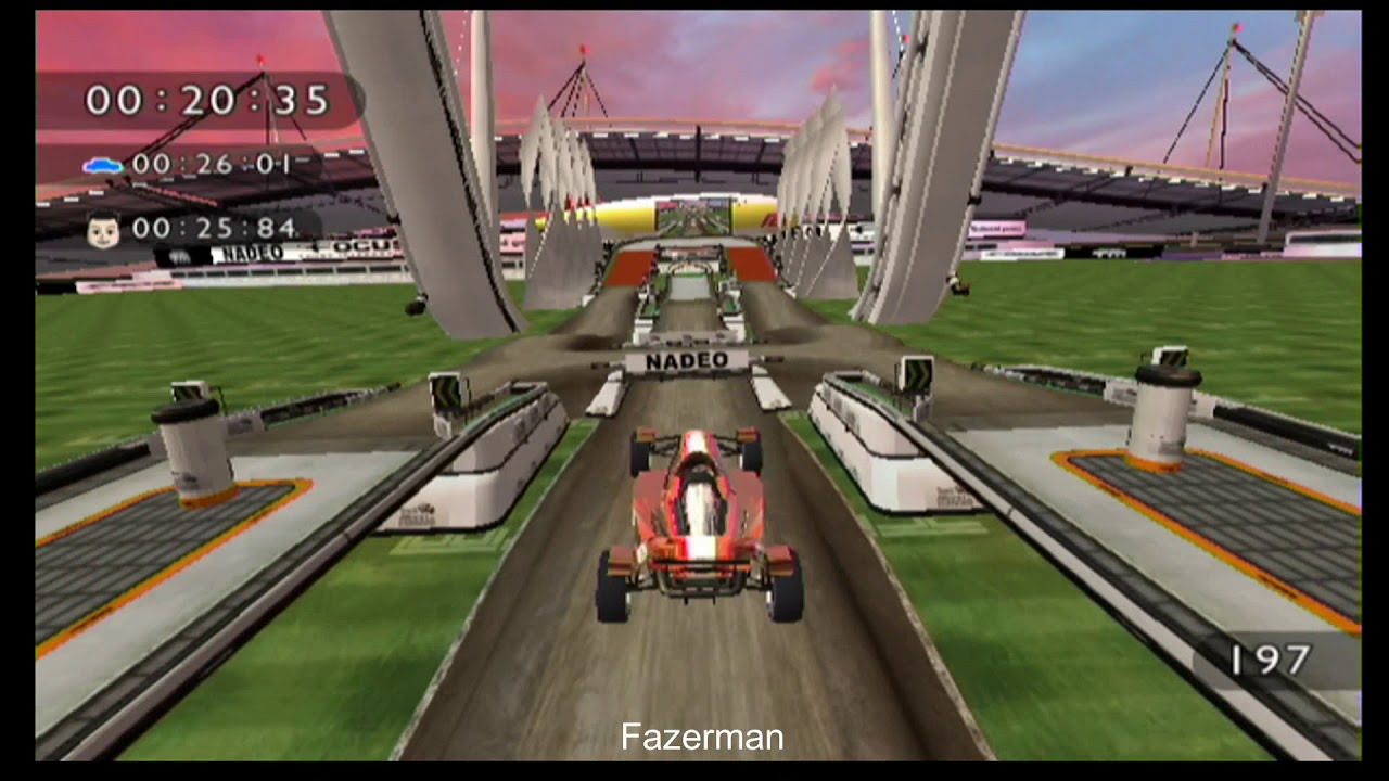 Trackmania Wii - Stadium A1 - A4 - YouTube