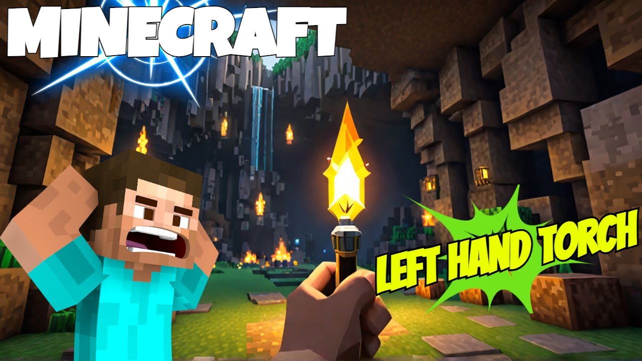 LEFT HAND TORCH IN MINECRAFT POCKET EDITION 😲 - YouTube