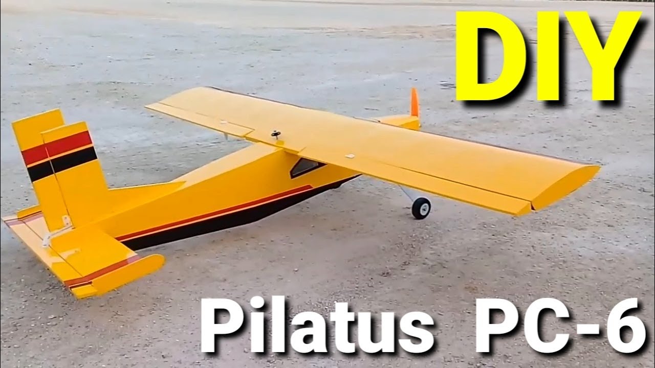 RC Pilatus Porter PC 6 Maiden Flight By Diy Rc Plane - YouTube