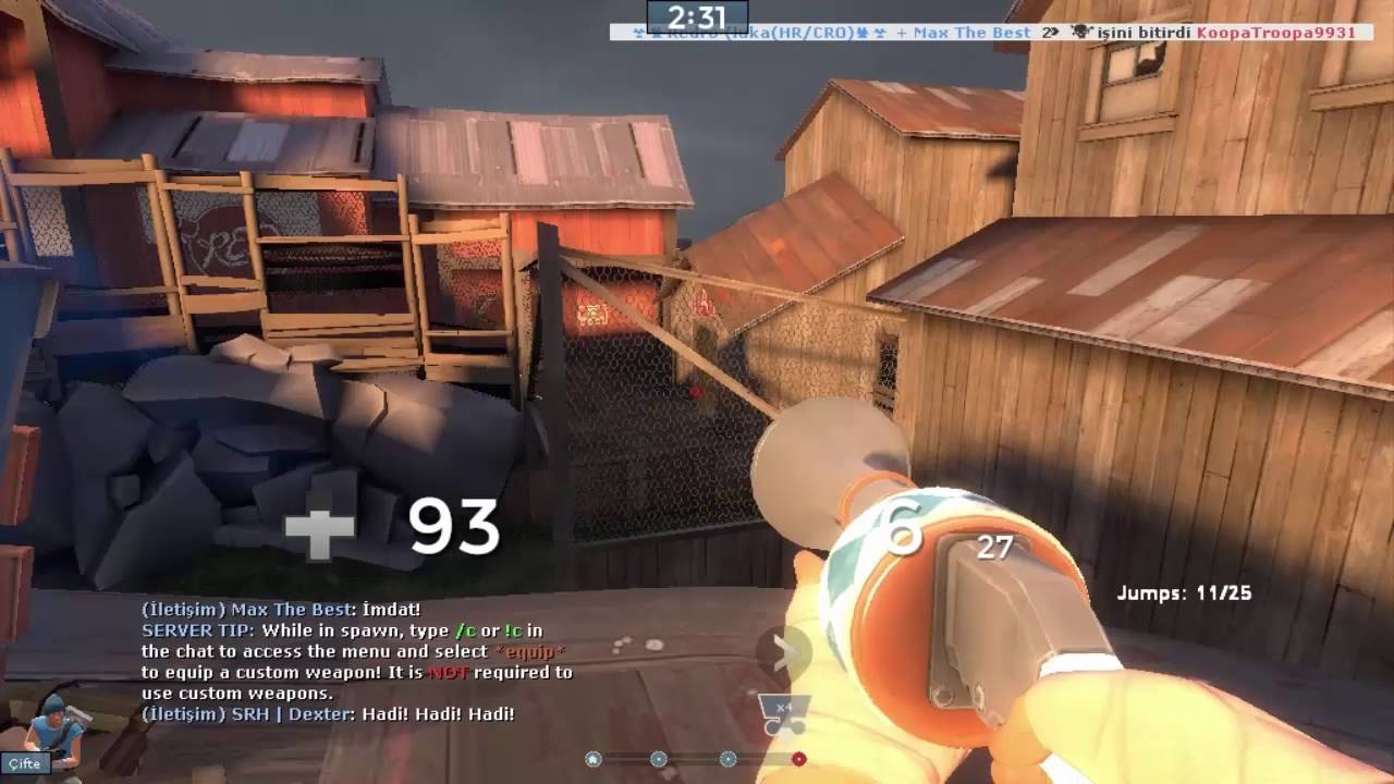 TF2 Scout/Engineer/Spy Gameplay - CustomTF2Weapons Mod - YouTube