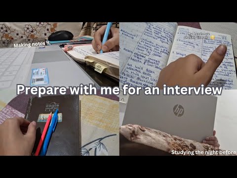 How it went ?? 😵‍💫 Prepare with me for an Interview 📖📽 | Mock interviews, Knowing about uni 🍃 ...