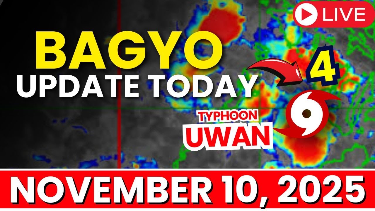 Bagyo Update Today November 10, 2025 | Low Pressure Area in the ...
