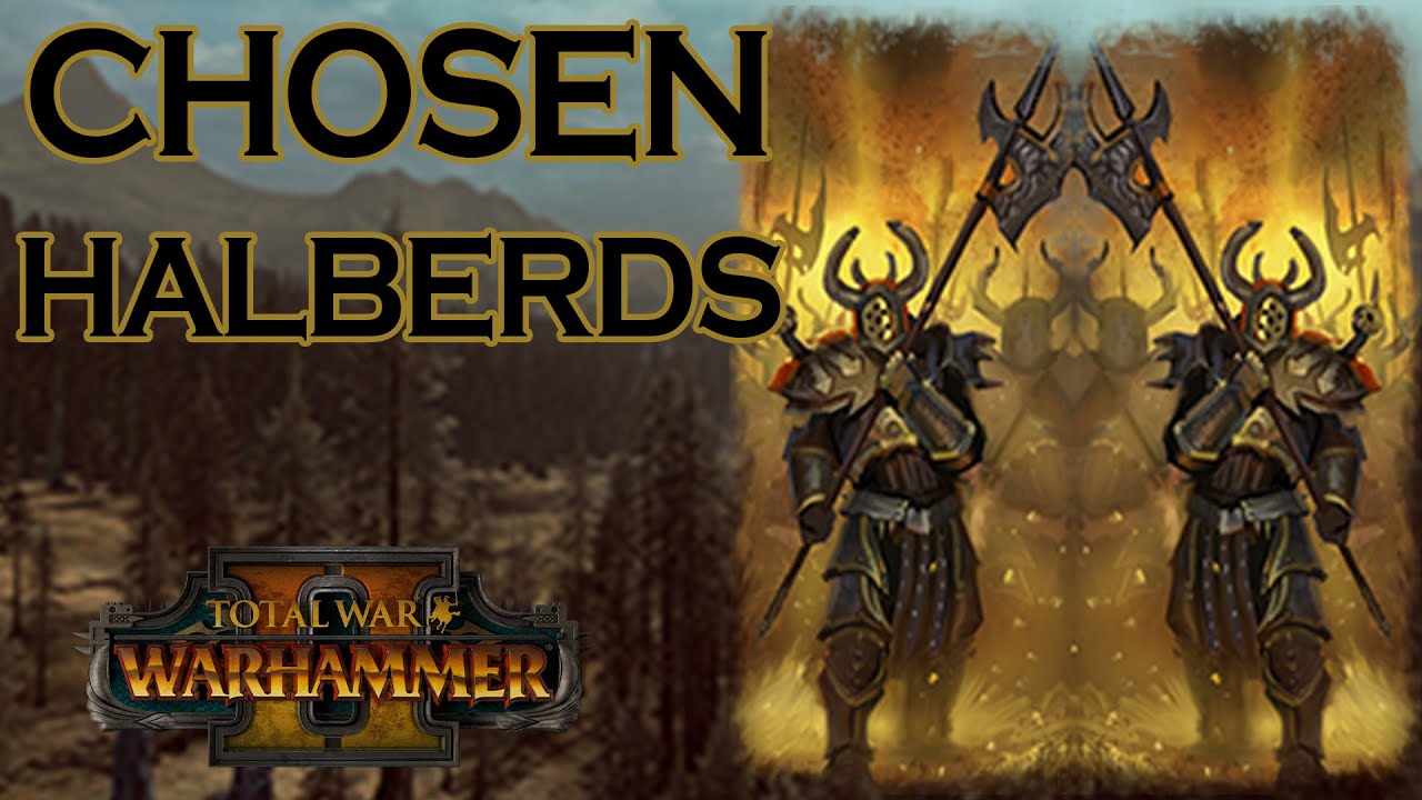 CORE UNIT: Chosen Halberds - Chaos vs High Elves // Total War ...