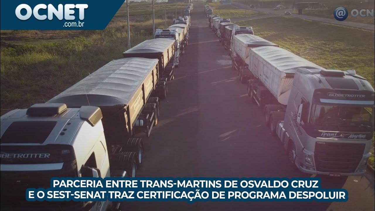 Parceria entre Trans-Martins de Osvaldo Cruz e o Sest-Senat traz ...