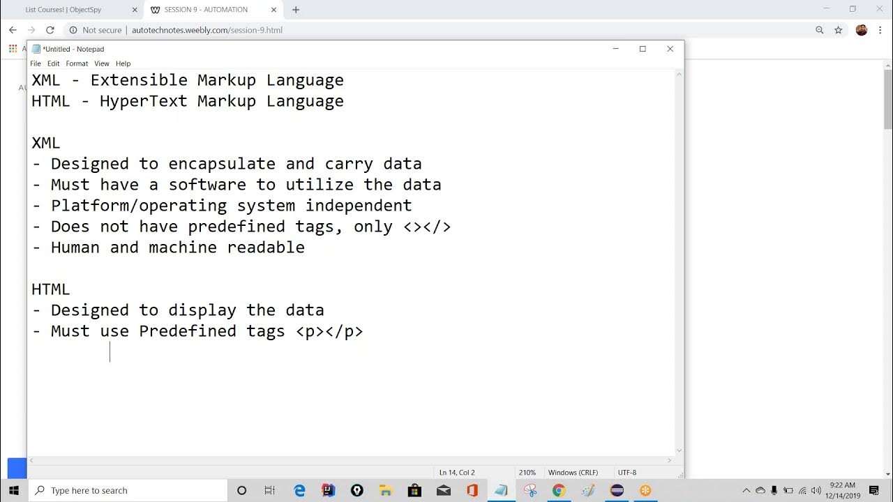 Session 9 Data Driven Framework with XML - YouTube