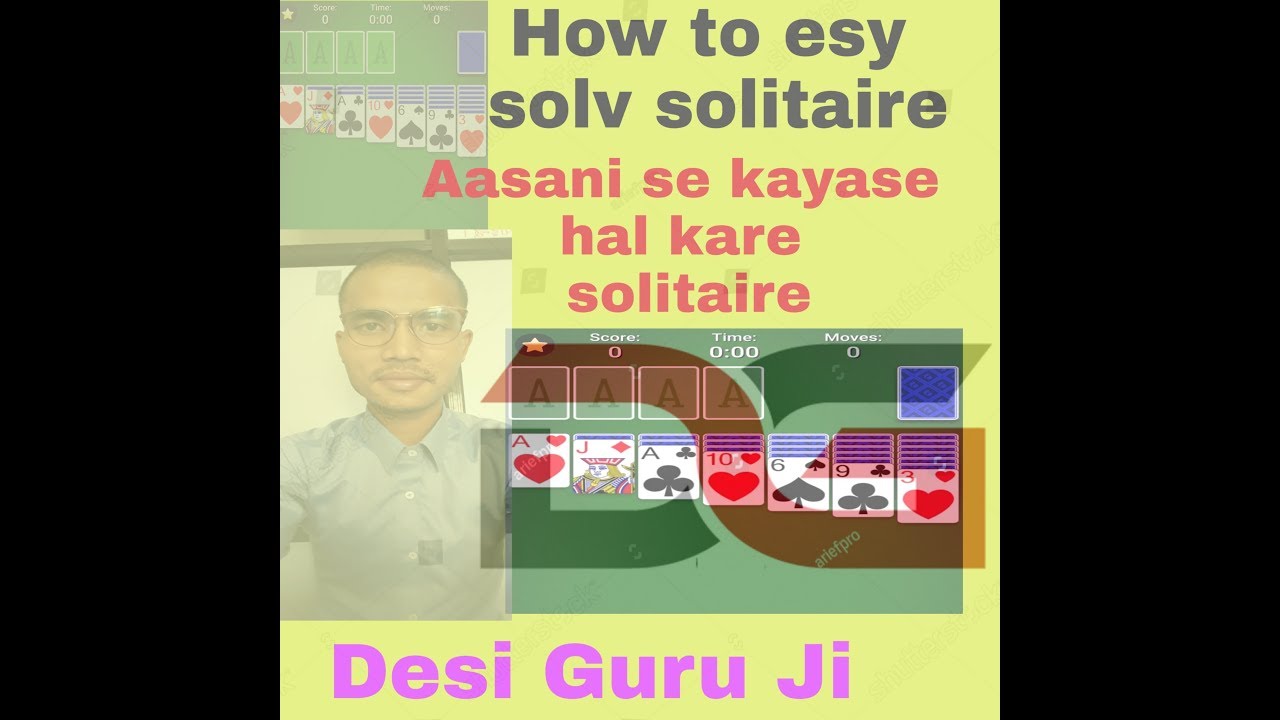 how to easy solve solitaire - YouTube