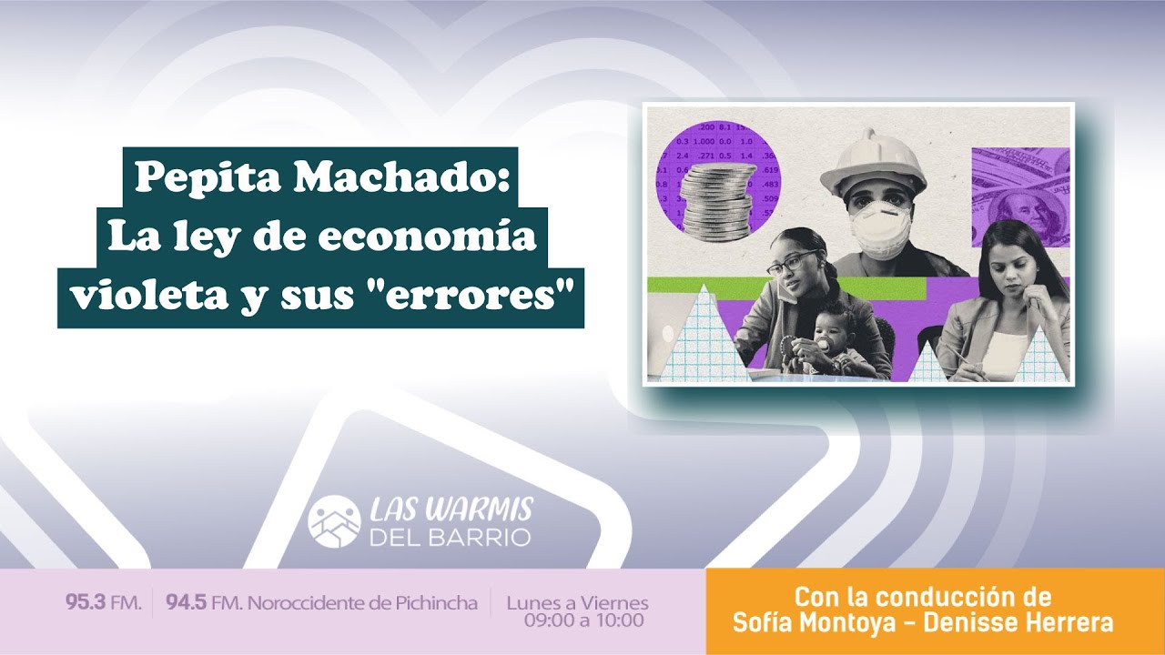 Pepita Machado l La ley de economía violeta y sus "errores" - YouTube