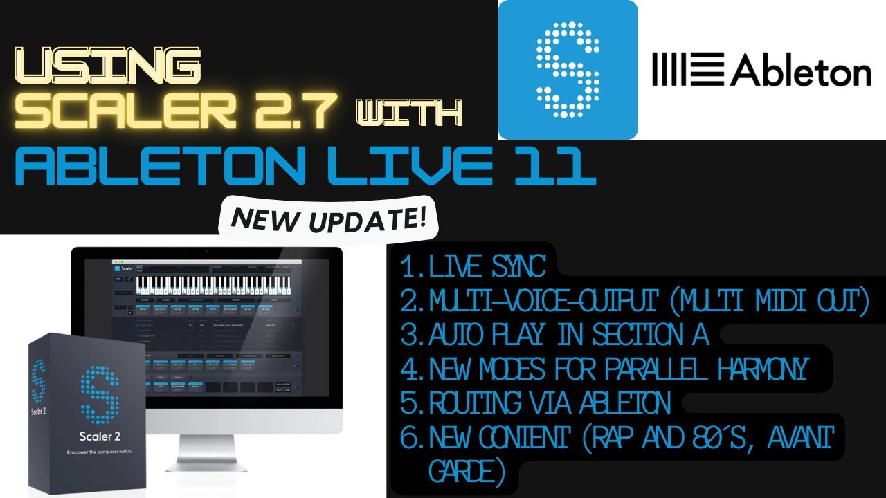 Using Scaler 2.7 with Ableton Live 11 - YouTube
