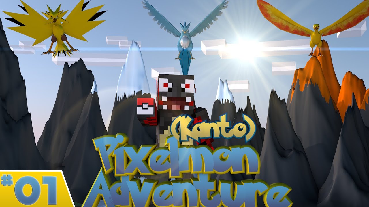 Pixelmon Adventure Server - Episode 1 - STARTERS! (Pixelmon Kanto ...