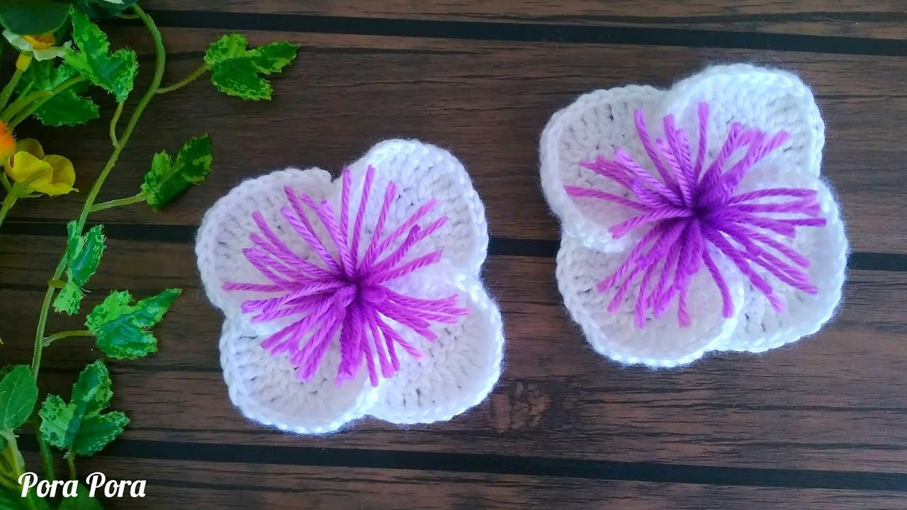 Crochet Caper Bush Flower I Crochet 3D Flower I Crochet Flinders Rose ...
