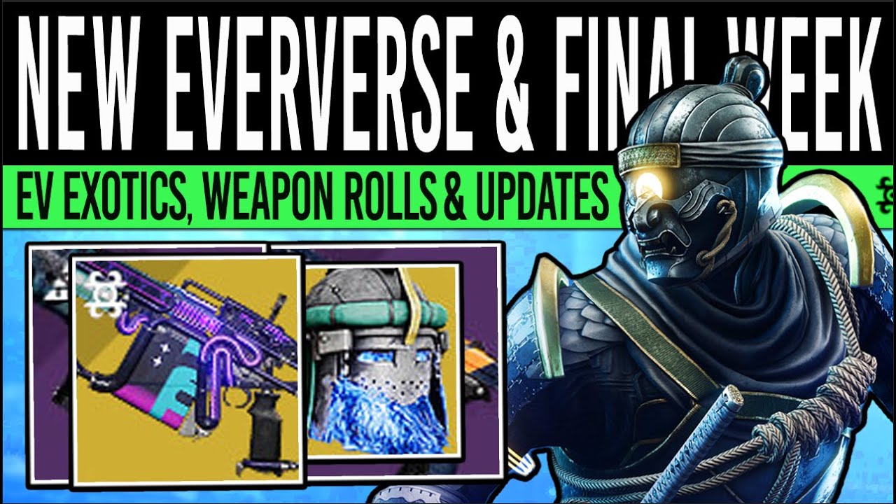 Destiny 2: TASTY EVERVERSE LOOT & SEASON FINALE? Exotic Bonanza, Triple ...