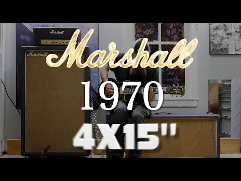 1970 Marshall 4X15" Bass or Guitar Cabinet - YouTube