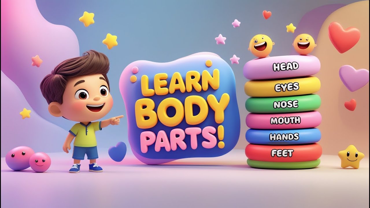 Learn Body Parts for Kids | kids videos - YouTube