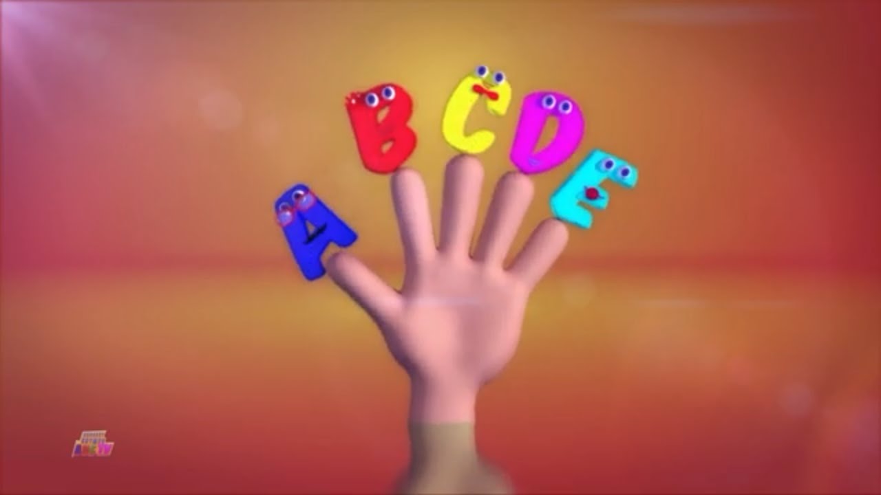 Alphabets Finger Family | Preschool Nursery Rhymes For Children | Kids ...