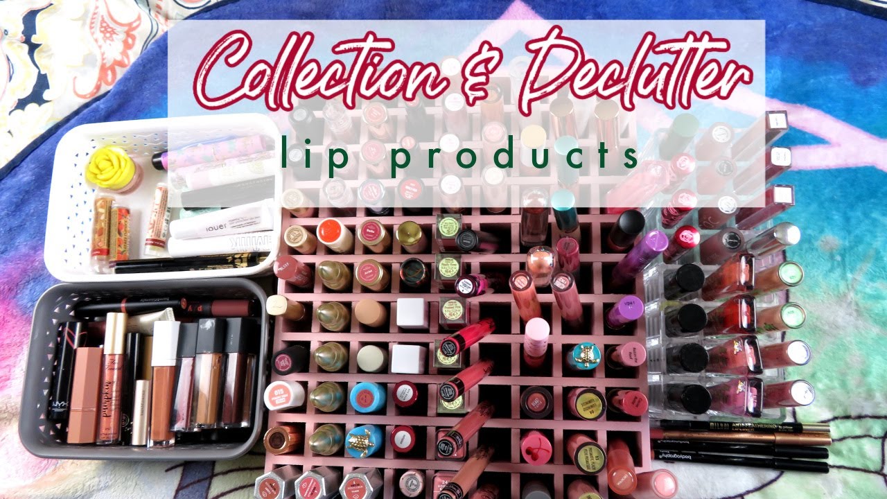 Lip Product Collection & Declutter 2020 (Cruelty-Free) - YouTube